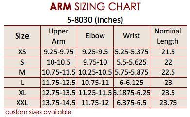 5-8030 Vest Style Arm Garment - Caromed Compression Garments
